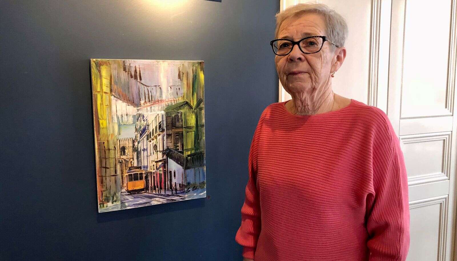 PD - Mycket färg och gärna stort när Eva Olsson målar tavlor