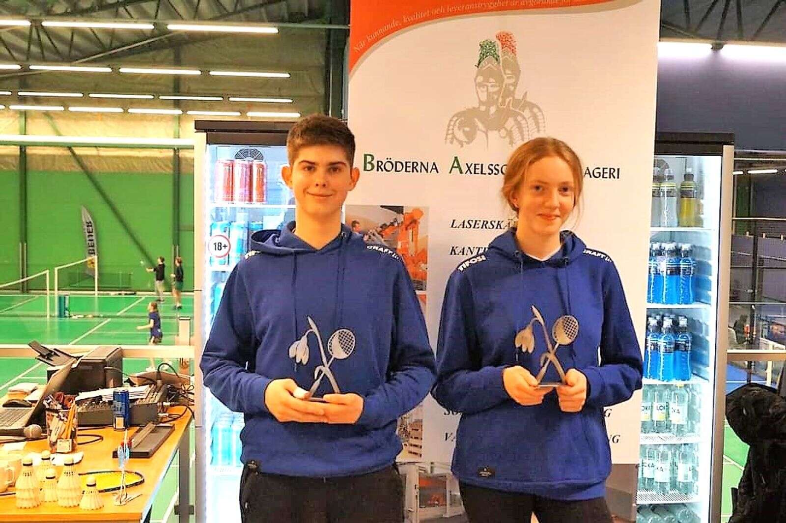 PD - Medaljer för Åmintonspelare – guld i mixdubbel för Alvin och Majken