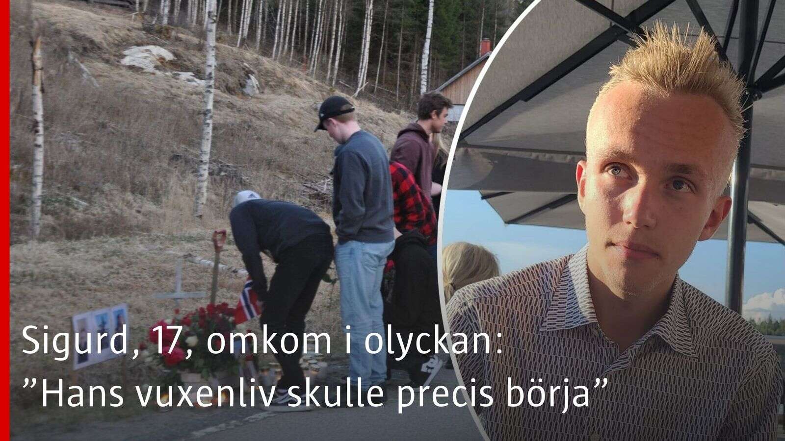 VF - Över 100 människor samlades under minnesstund