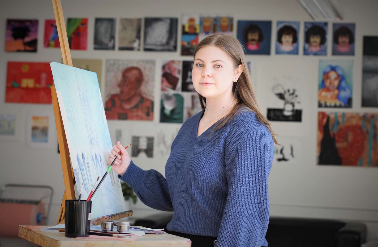 PD - Karlbergseleven Matilda får konststipendium: ”Kul att bli ...